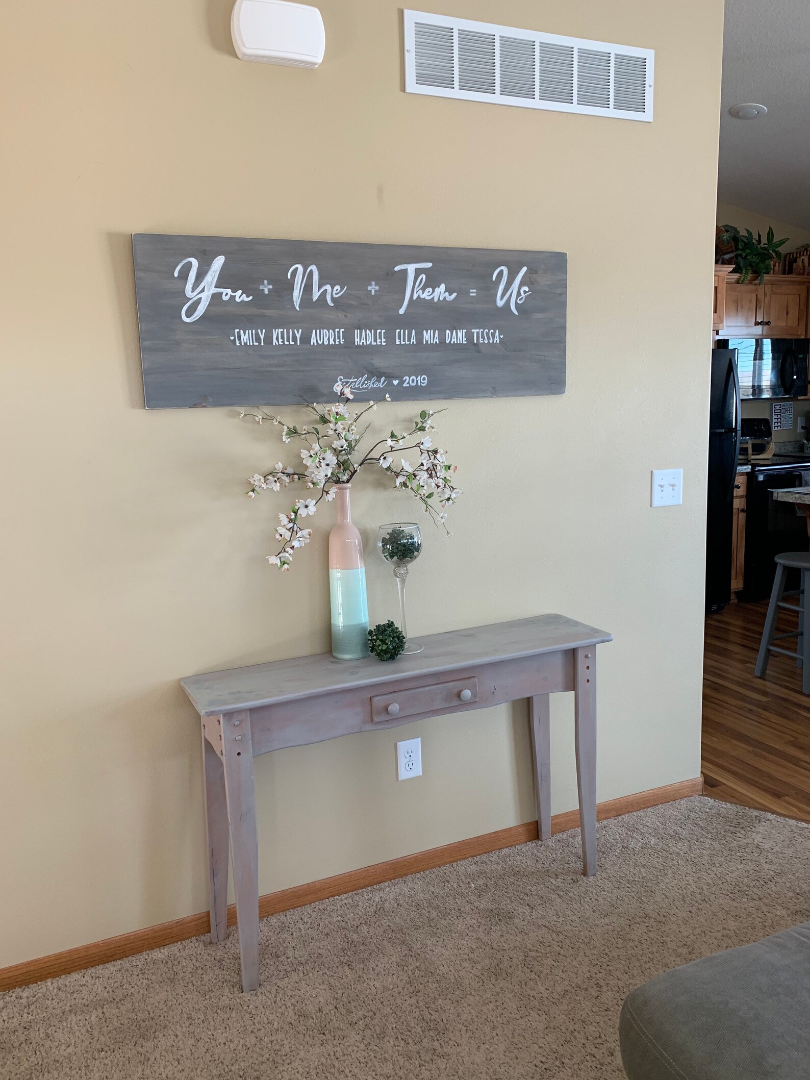 Wood Signs Custom Hand Painted 4 Ft X 16 Inch Family | Etsy