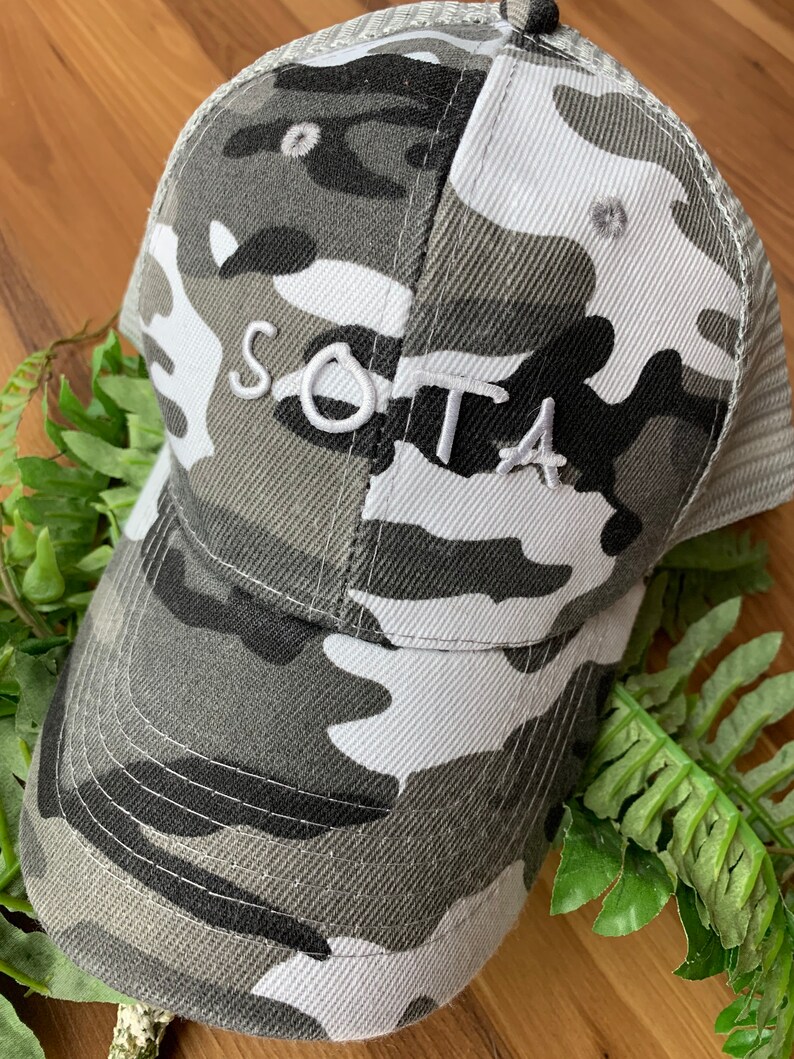 Sota Hat. Minnesota. MN. Heather Gray. Embroidered Trucker 32. - Etsy