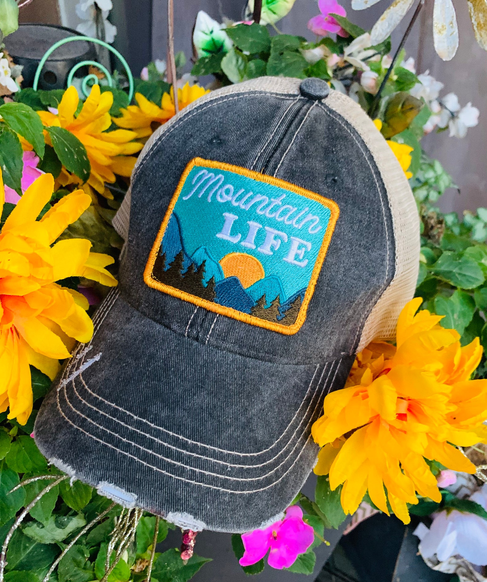 Camping Hats Camping Life Personalize Im a Happy Camper | Etsy