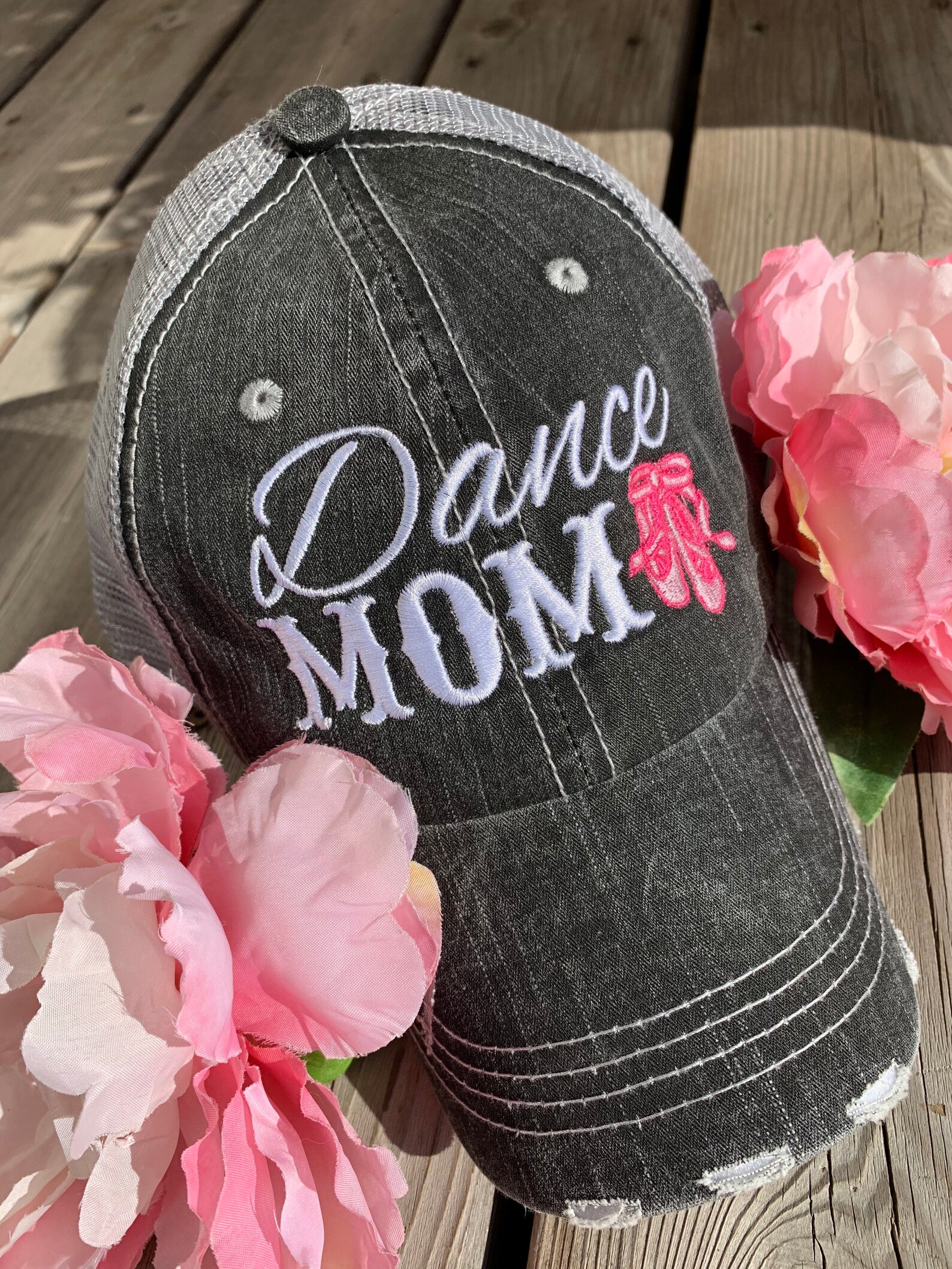 Personalized Dance Hats Dance Mom Embroidered Distressed - Etsy