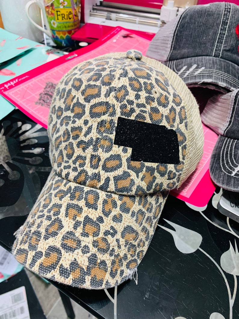 State hats Gray distressed trucker baseball caps Buffalo | Etsy