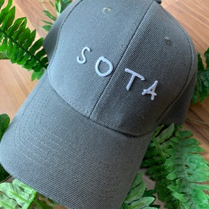 Sota Hat. Minnesota. MN. Heather Gray. Embroidered Trucker 32. Camo ...