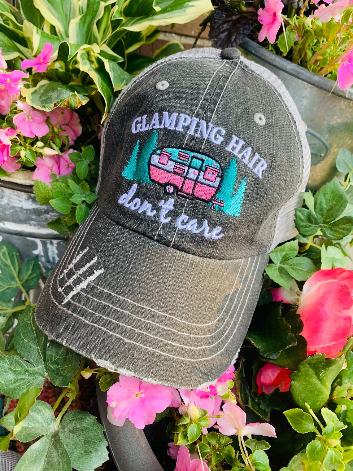 Glamping Hat RV There yet Camping Hats Shirts Jewelry - Etsy