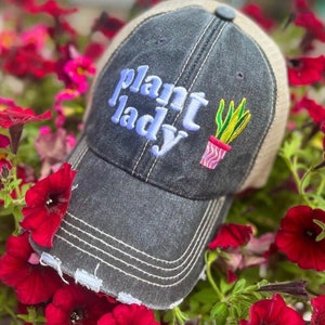 Southern Girl Hats Embroidered Distressed Womens Trucker Caps - Etsy