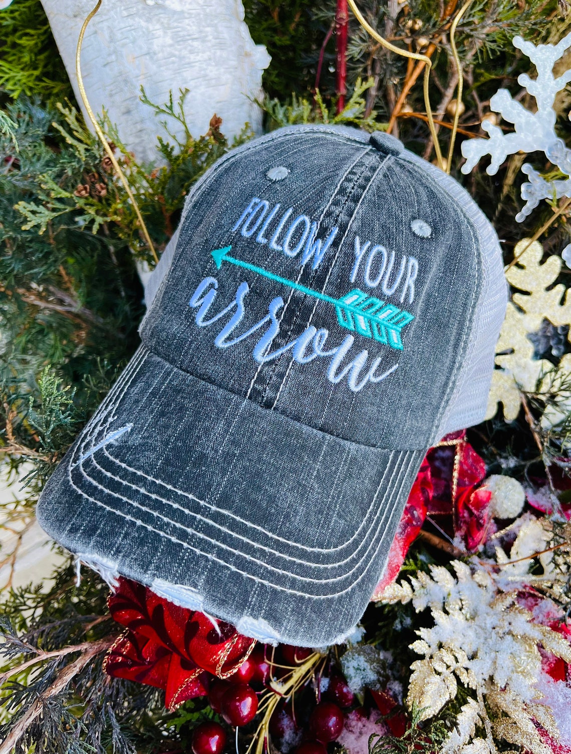 Follow Your Arrow Hats girlboss Womens Mesh Trucker Caps - Etsy