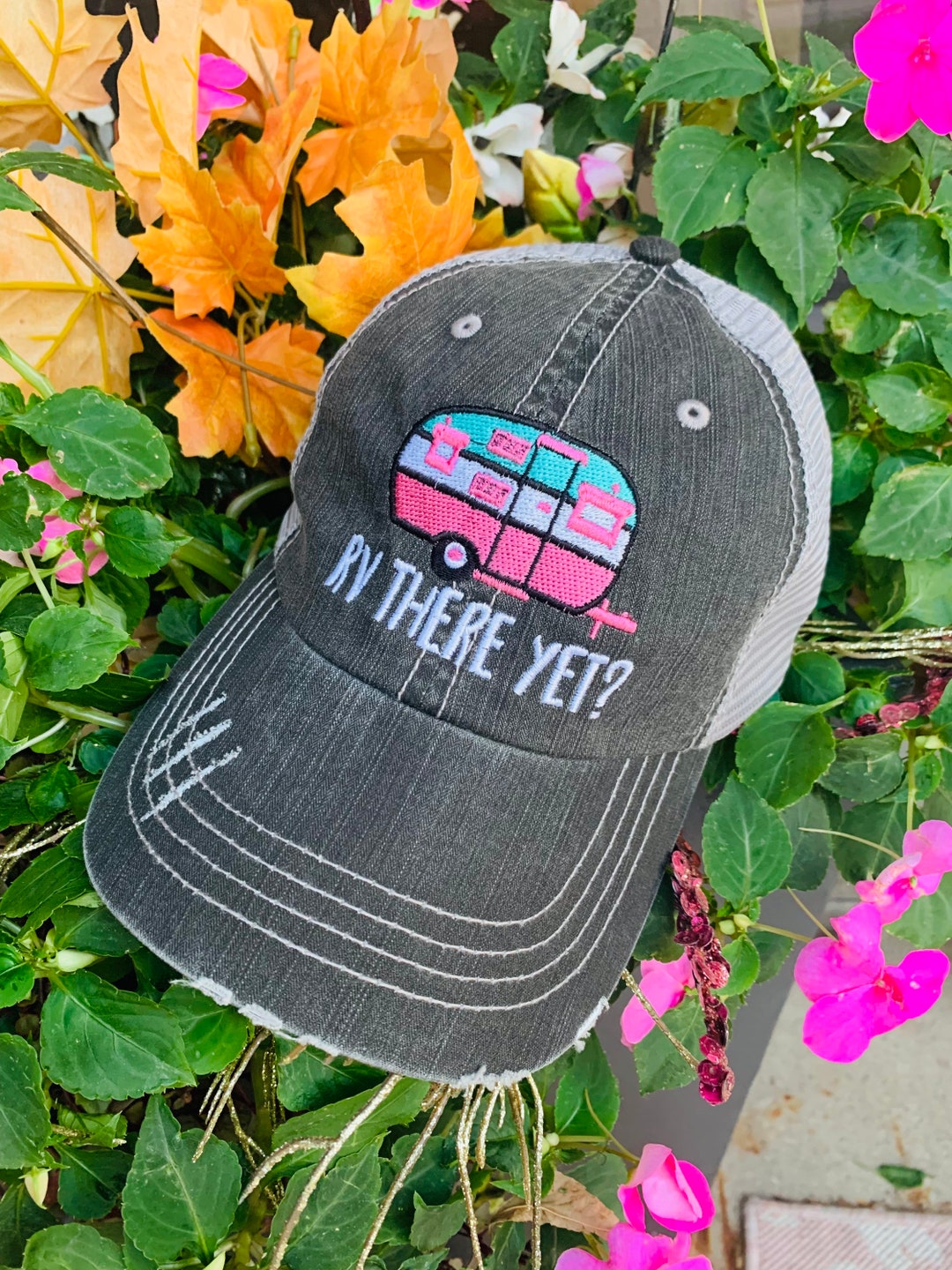 Personalized Camping Hats Unisex Embroidered Trucker Cap RV - Etsy