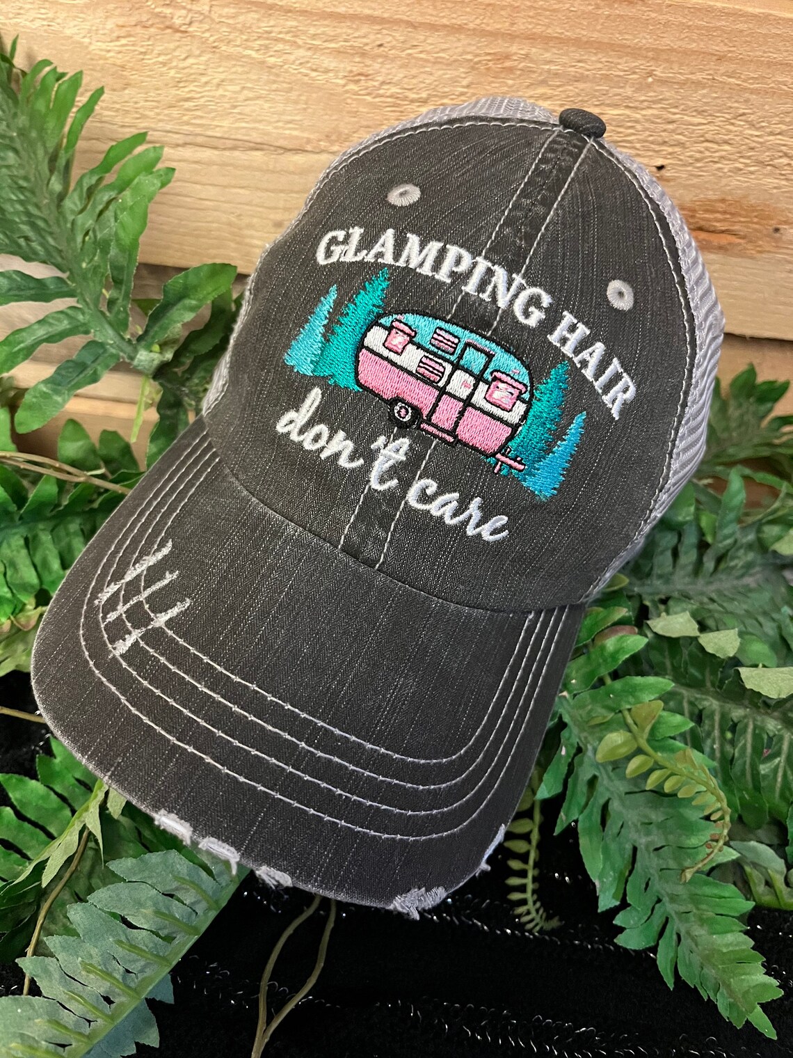 Glamping Hat RV There yet Camping Hats Shirts Jewelry - Etsy
