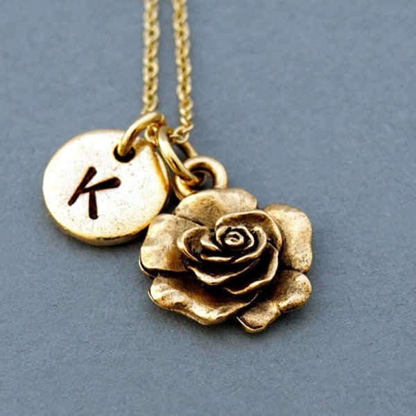 Rose Charm - Etsy