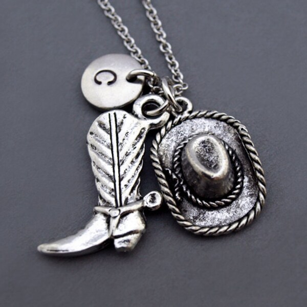 Cowboy Necklace - Etsy