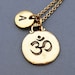 OHM Symbol Necklace, Om Symbol Necklace, Ohm Buddhist, Ohm Yoga, Ohm ...