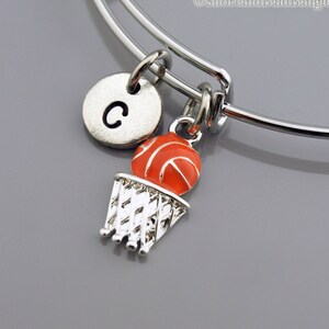 Basketball Hoop Bangle, Basketball Hoop Bracelet, Basketball Net ...