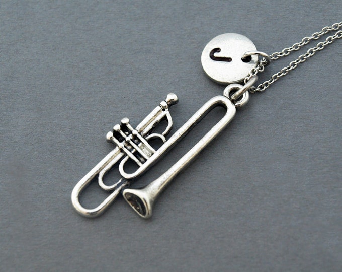 Sterling Silver Trombone Charm Instrument Music Musician 3D Solid .925 ...