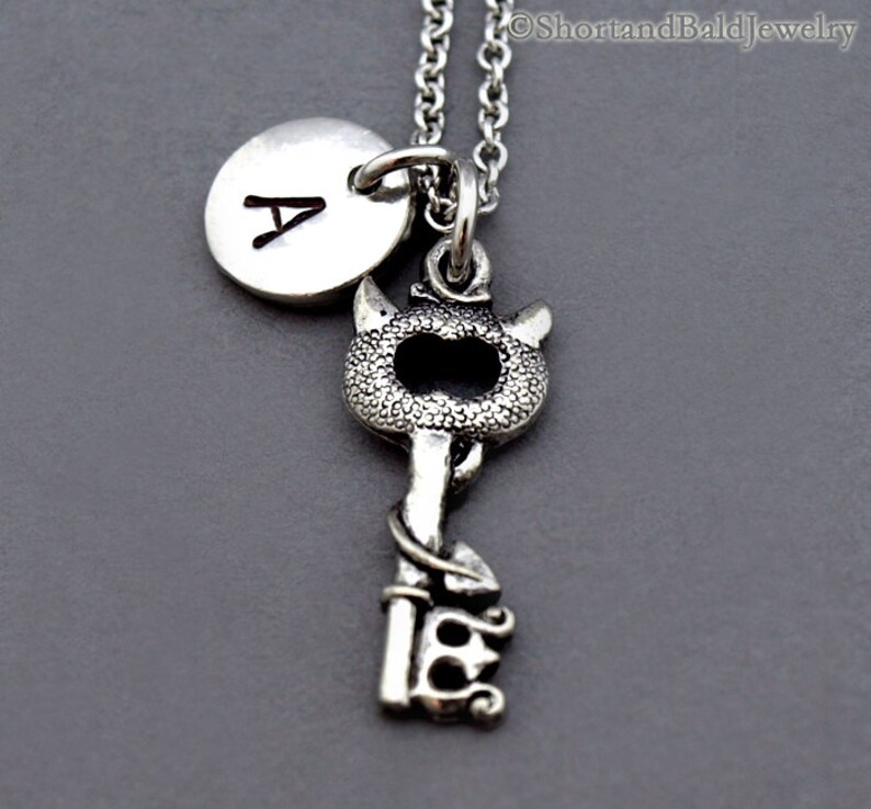 Devil Key Necklace Antique Key Devil Key Charm Evil Key - Etsy