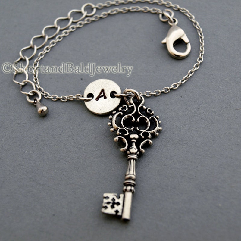 Antique Key Charm - Etsy