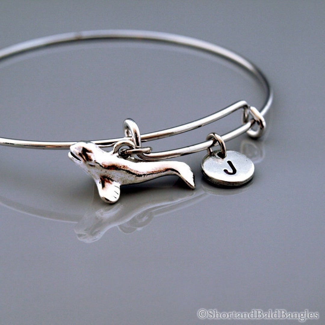 Beluga Whale Bangle, Beluga Whale Bracelet, White Whale, Beluga Whale ...