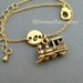 Steam Train Charm Bracelet Steam Engine Antique Silver - Etsy