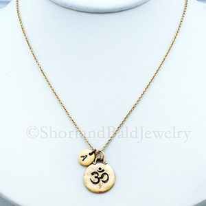 OHM Symbol Necklace, Om Symbol Necklace, Ohm Buddhist, Ohm Yoga, Ohm ...