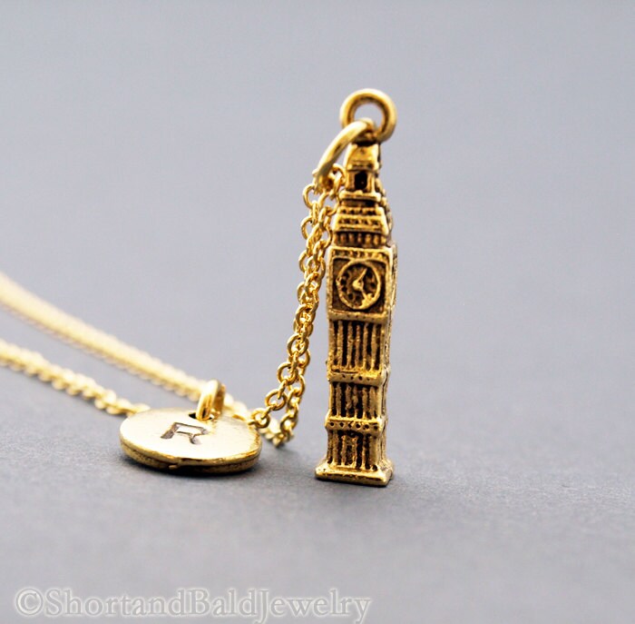 Big Ben Necklace Elizabeth Tower Clock Tower Gold Plated - Etsy