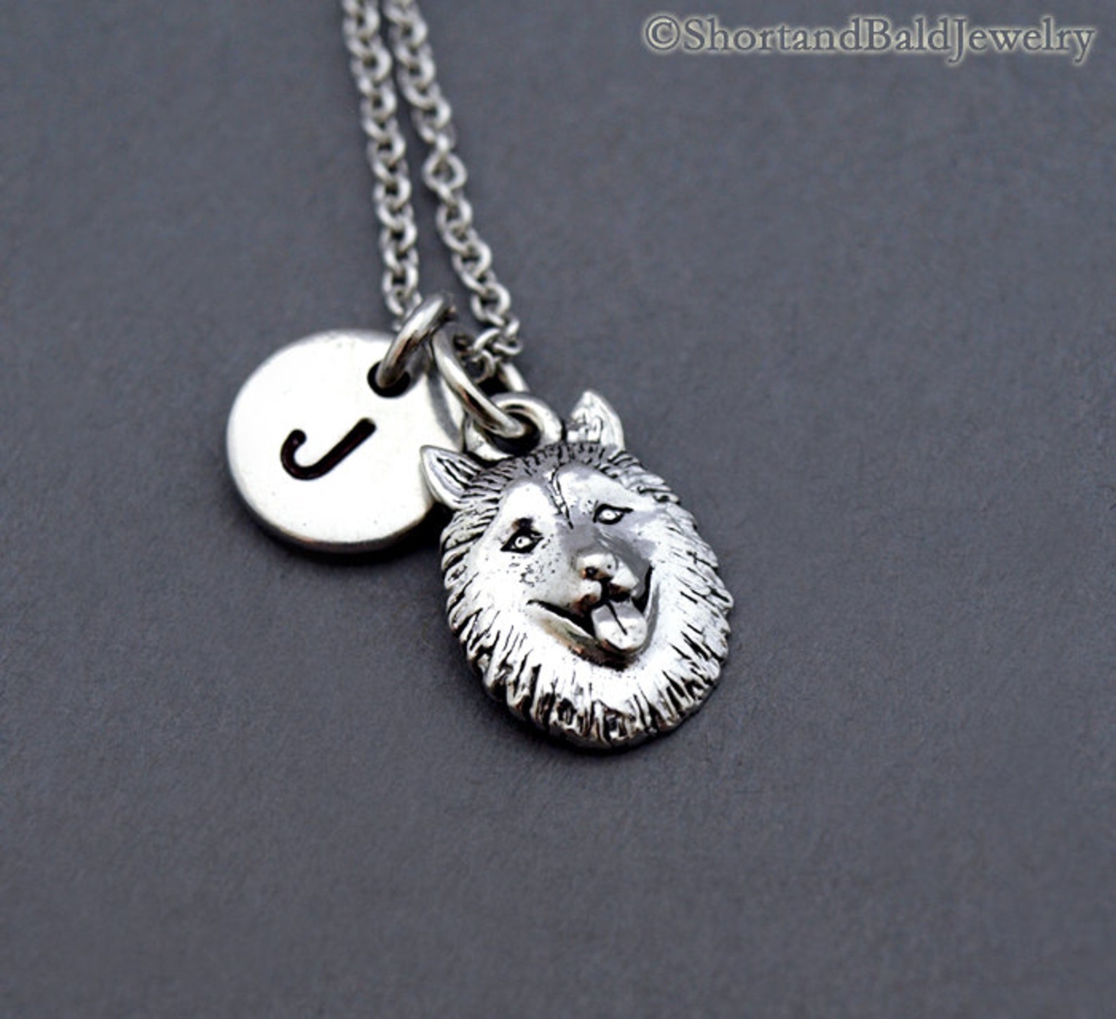 Siberian Husky Dog Necklace Siberian Husky Head Husky Charm - Etsy