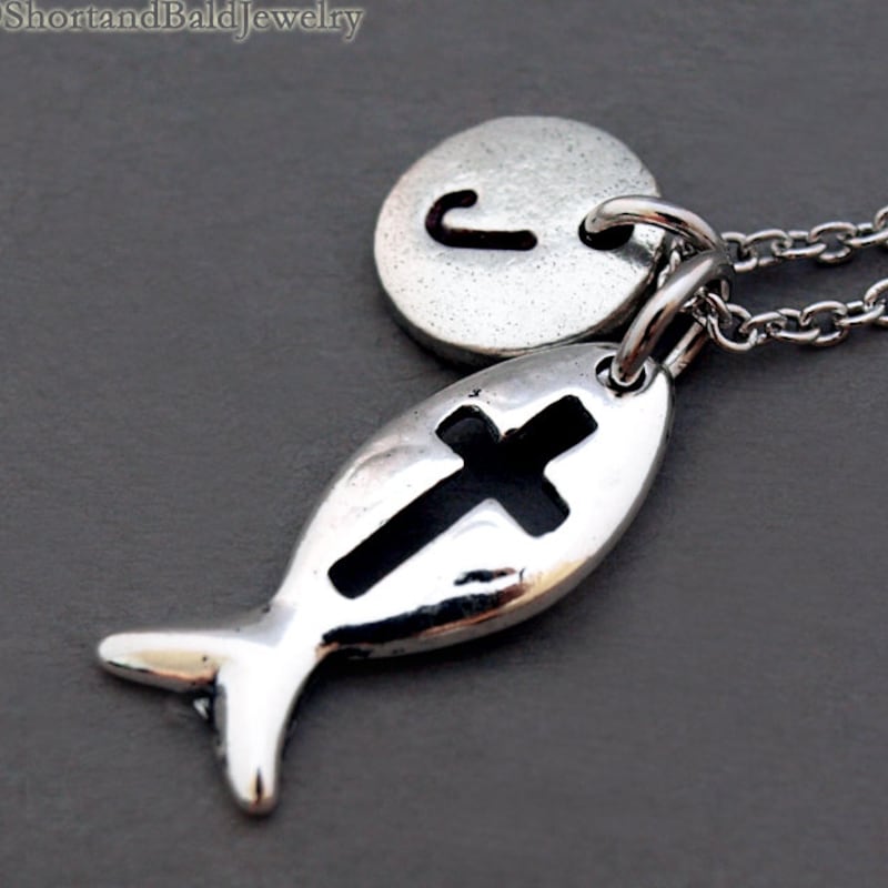 Ichthus Necklace - Etsy