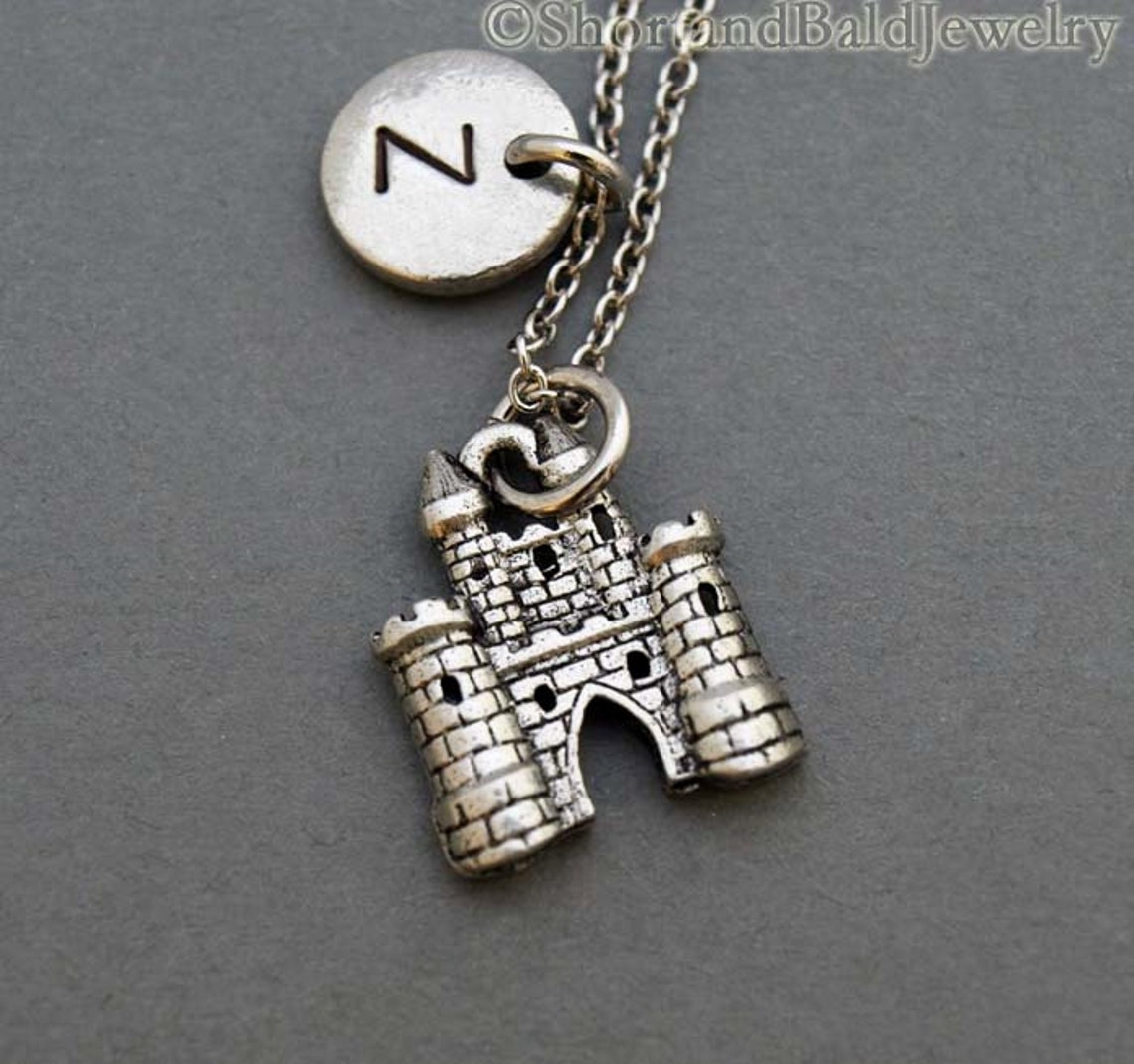 Castle Necklace Fairy Tale Castle Medieval Castle Antique | Etsy