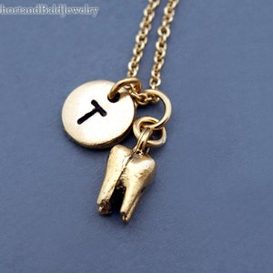 Tooth Necklace, 3D Tooth Charm, Tooth Fairy Charm Necklace, Molar Charm ...