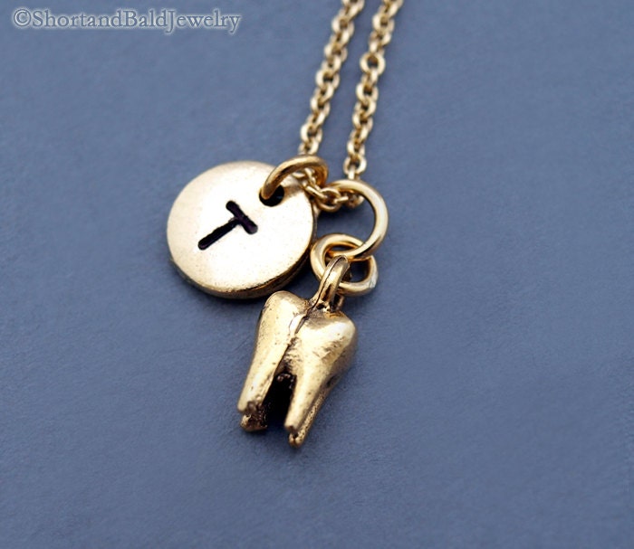 Tooth Necklace 3D Tooth Charm Tooth Fairy Charm Necklace - Etsy