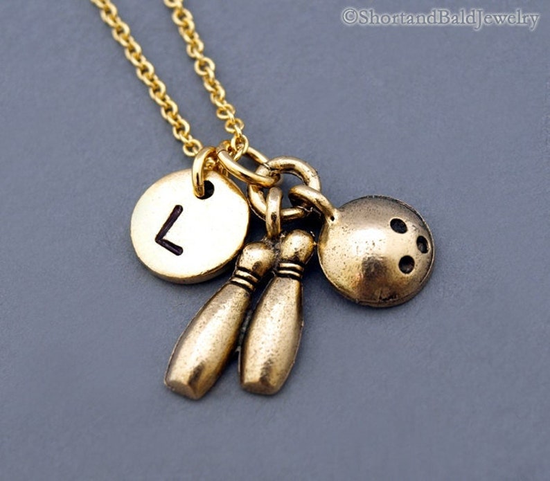 Bowling Necklace Bowling Pins Bowling Ball Bowling Charm - Etsy