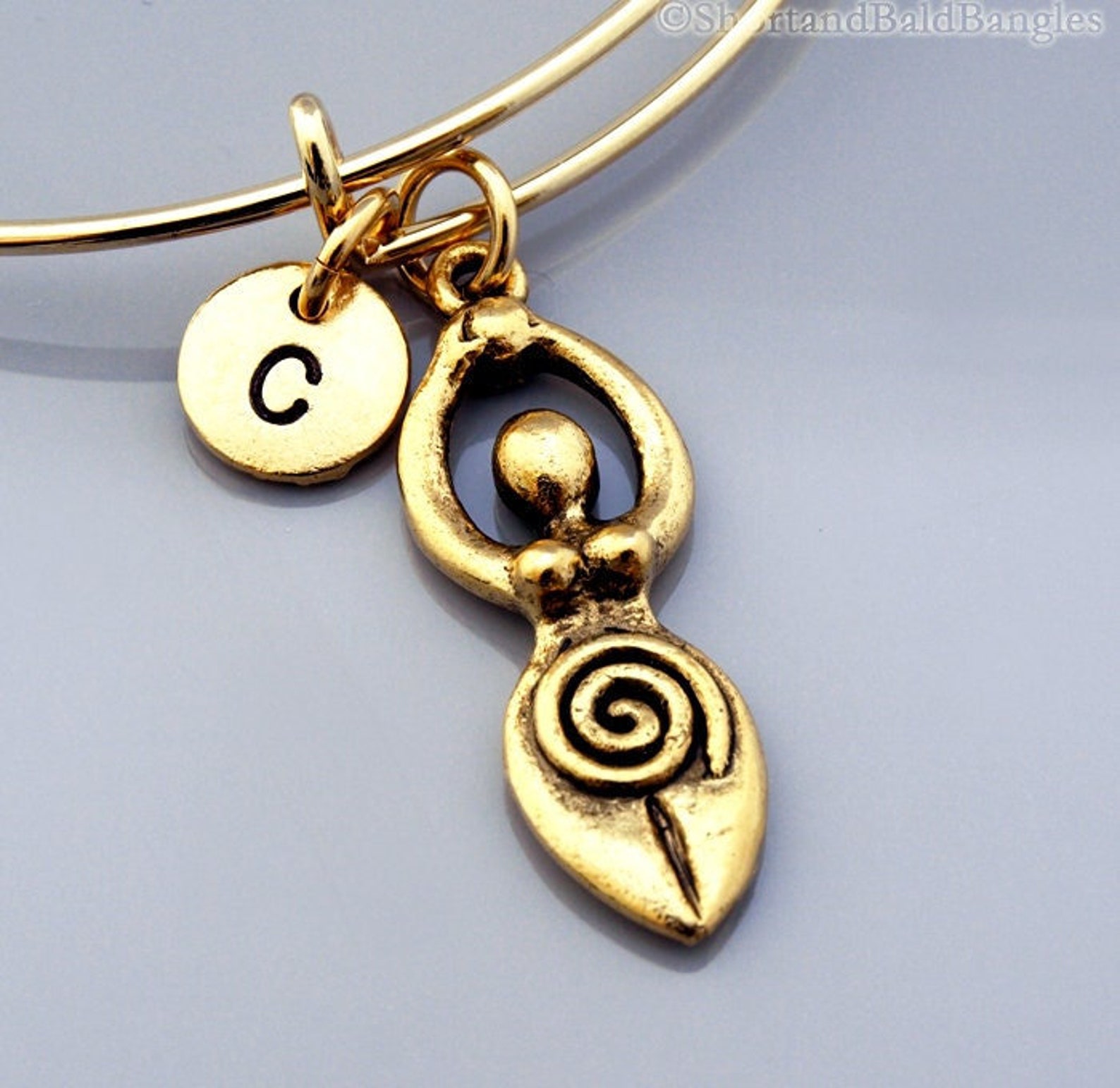 Goddess Fertility, Love Goddess, Fertility Bracelet, Expandable Bangle ...