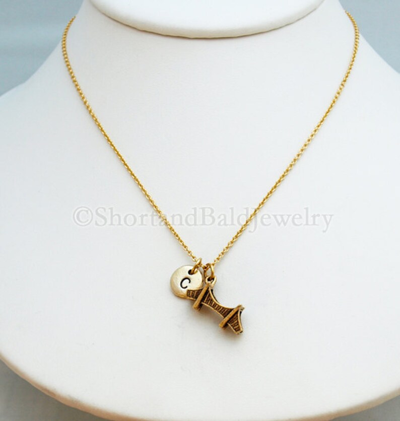 Golden Gate Bridge Necklace San Francisco Charm Antique - Etsy