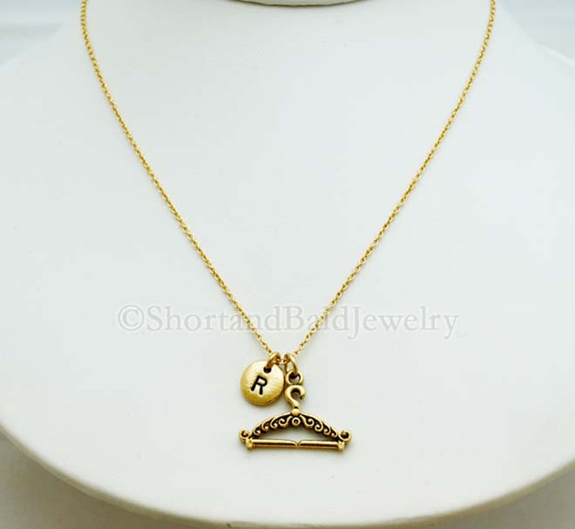 Hanger Charm Necklace Clothes Hanger Coat Hanger Antique | Etsy