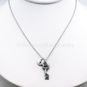 Angel Key Devil Key Necklace, Antique Key Charms, Two Best Friends ...