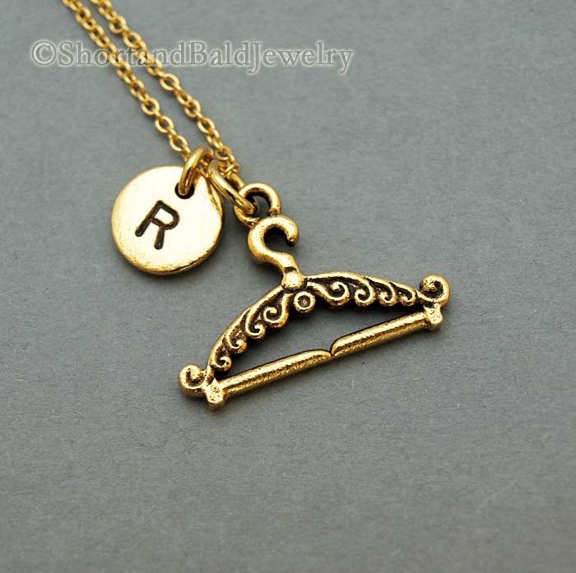 Hanger Charm Necklace Clothes Hanger Coat Hanger Antique - Etsy