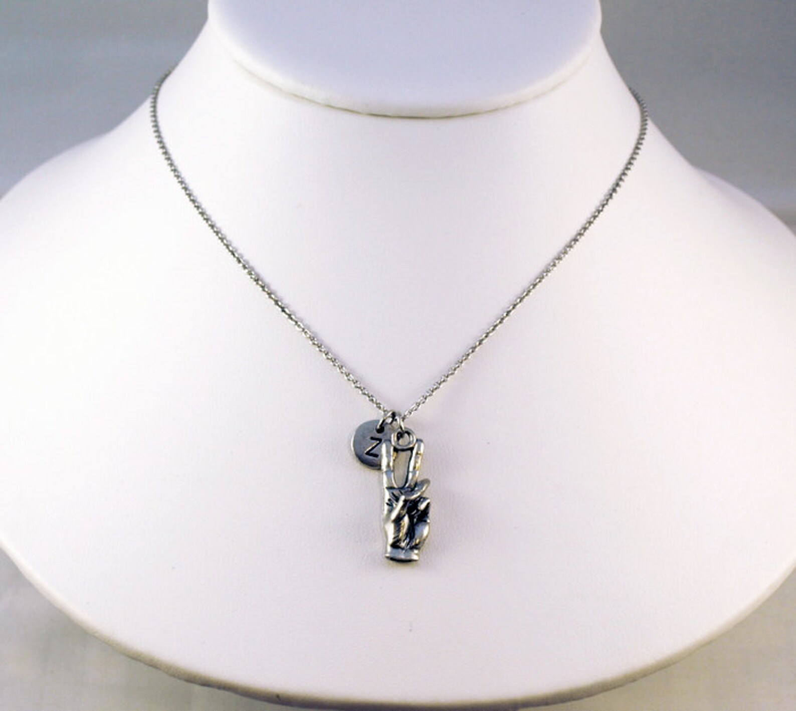 Peace Hand Sign Necklace, V Peace Sign, V Fingers, Victory Hands ...