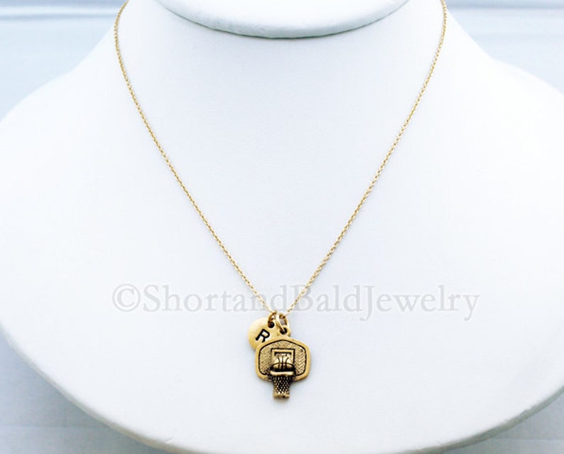 Basketball Hoop Necklace, Basketball Net, Backboard, Sports Charm ...
