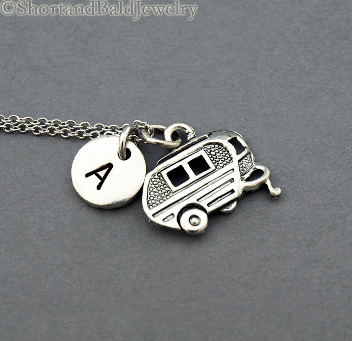 Travel Trailer Necklace Trailer Charm Caravan Charm - Etsy