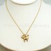 Llama Charm Necklace, Lama Glama, Antique Gold, Initial Necklace ...
