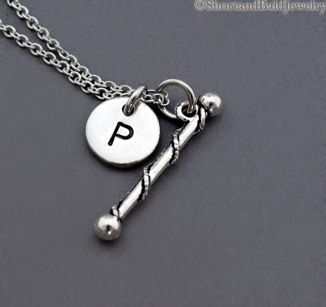 Baton Necklace, Baton Twirling, Majorette Baton, Cheerleader Necklace ...