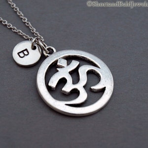 OHM Symbol Necklace, Om Symbol Necklace, Ohm Buddhist, Ohm Yoga, Ohm ...