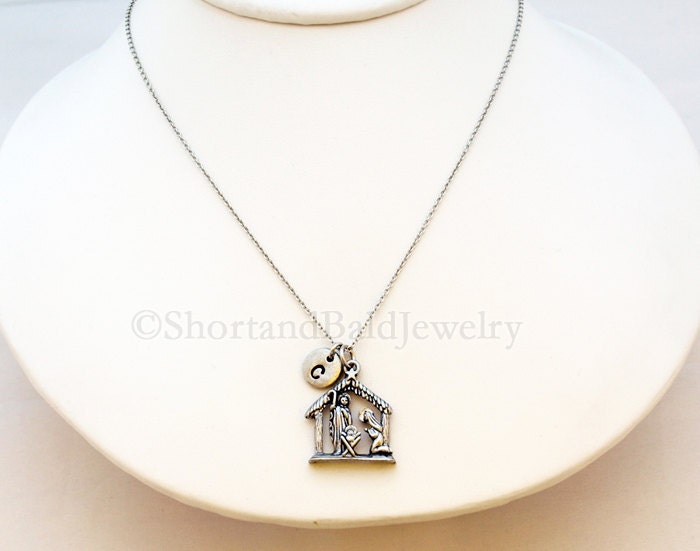 Nativity Scene Necklace, Christmas Nativity Scene, Birth of Jesus ...