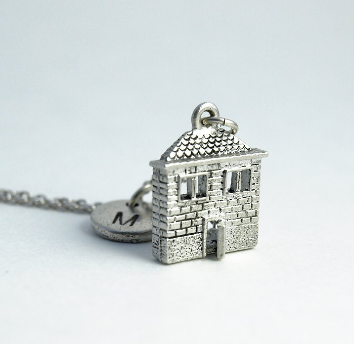Doll's House Charm Necklace Miniature House Necklace - Etsy