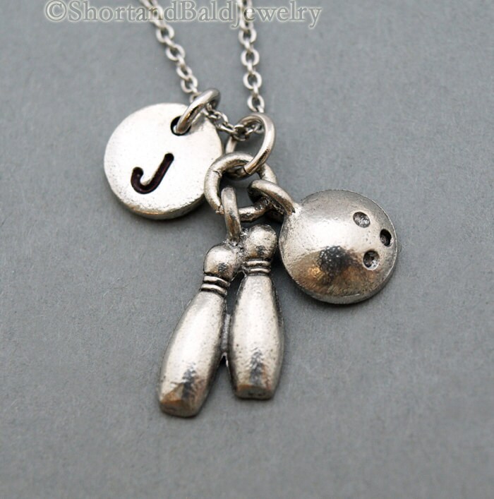 Bowling Necklace Bowling Pins Bowling Ball Bowling Charm - Etsy