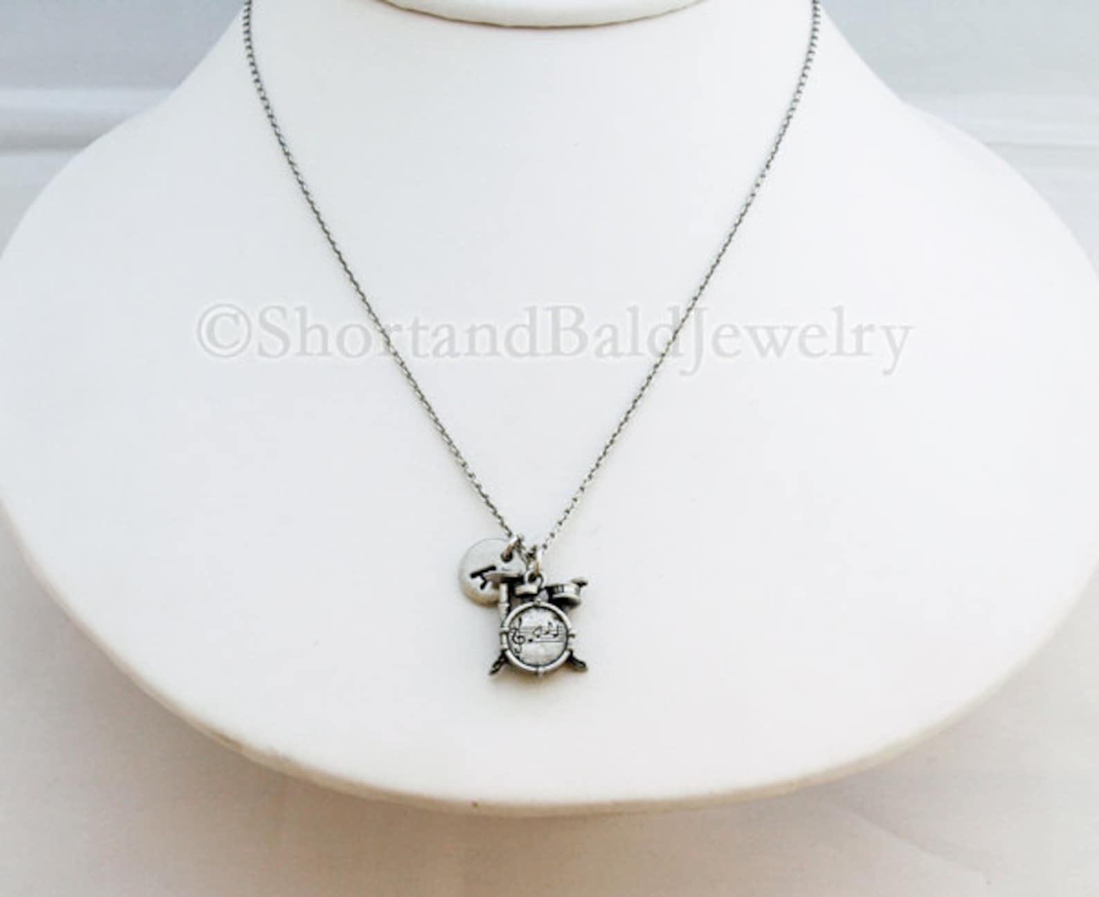 Drums Necklace Drum Set Necklace Drums Charm Drummer - Etsy