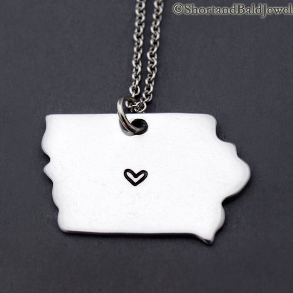 Iowa Necklace - Etsy