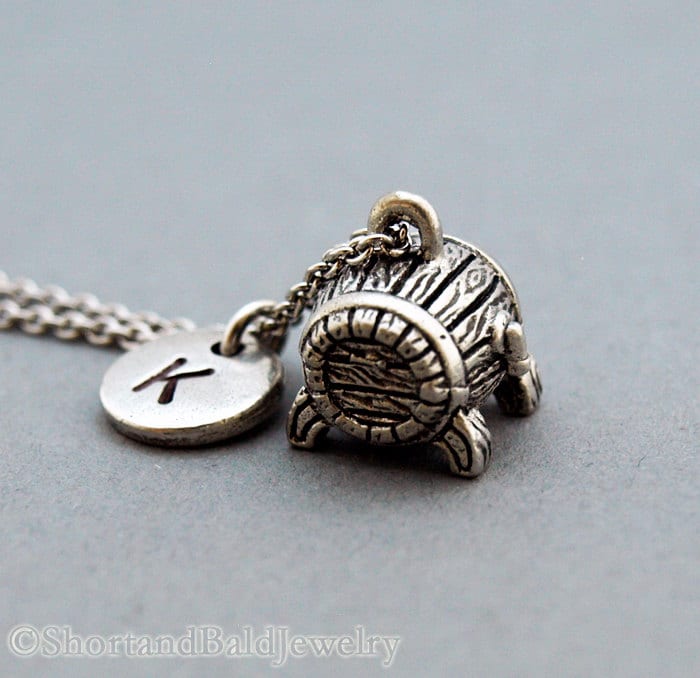 Barrel Charm Necklace, Wine Barrel, Beer Barrel, Cask, Tun, Initial ...