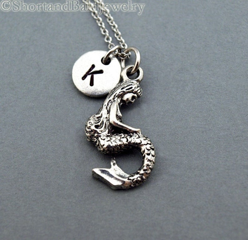 Mermaid Necklace, Mermaids Charm Necklace, Siren Necklace, Siren of the ...