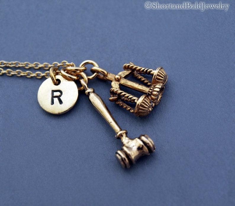 Scales of Justice Necklace Gavel Necklace Law Necklace - Etsy
