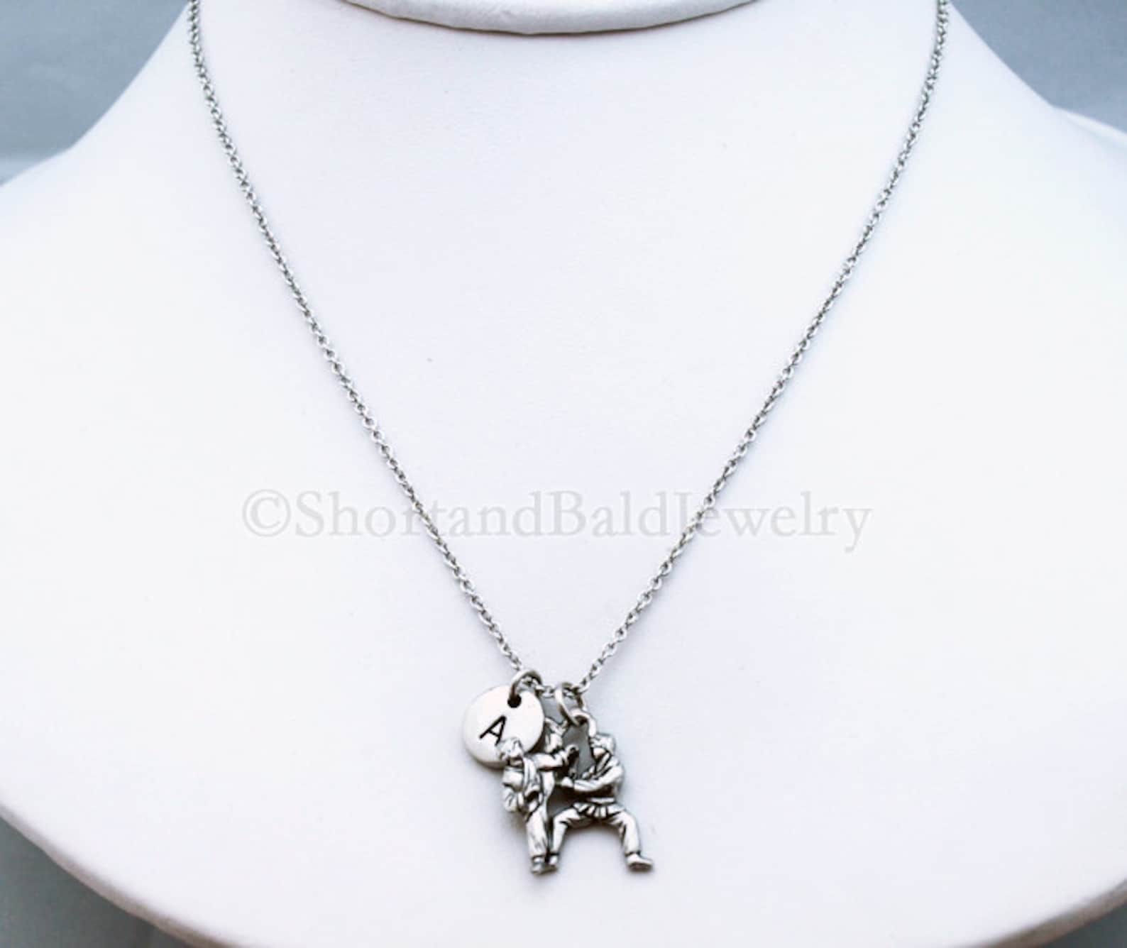 Karate Necklace, Karate Fighters, Black Belt, Karate Charm, Karate ...