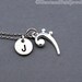 Bass Clef Necklace, Silver Bass Clef Charm Necklace, Base Clef, Music ...