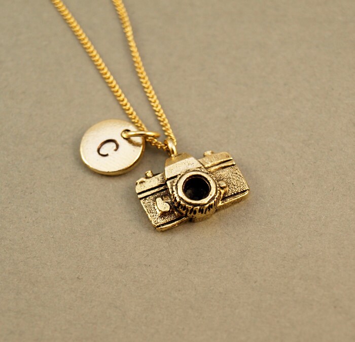 Camera Necklace, Camera Charm Jewelry, Gold Camera Charm, Picture ...